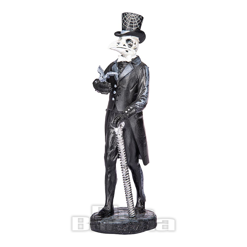 Blue Banana Gentleman Crow Skeleton Ornament (22Cm) | Blue Banana