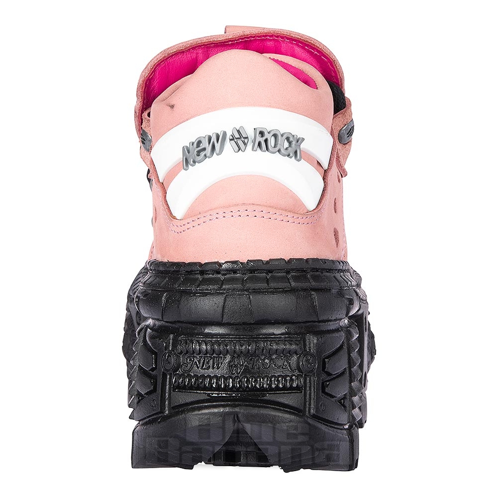 New Rock Pink/Black M.WALL 106-S28 Platform Shoes | Alternative Footwear