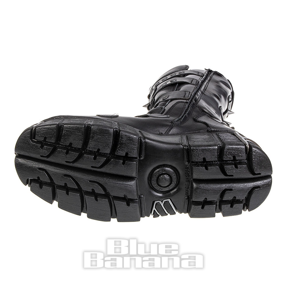 New Rock M134-C1 Spikes Half Boots | Gothic New Rock Footwear