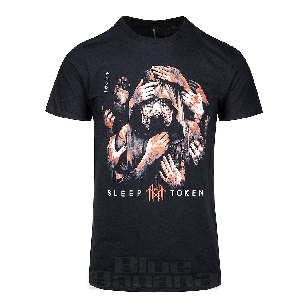 Official Sleep Token Grabbing Hands T-Shirt (Black) | Blue Banana