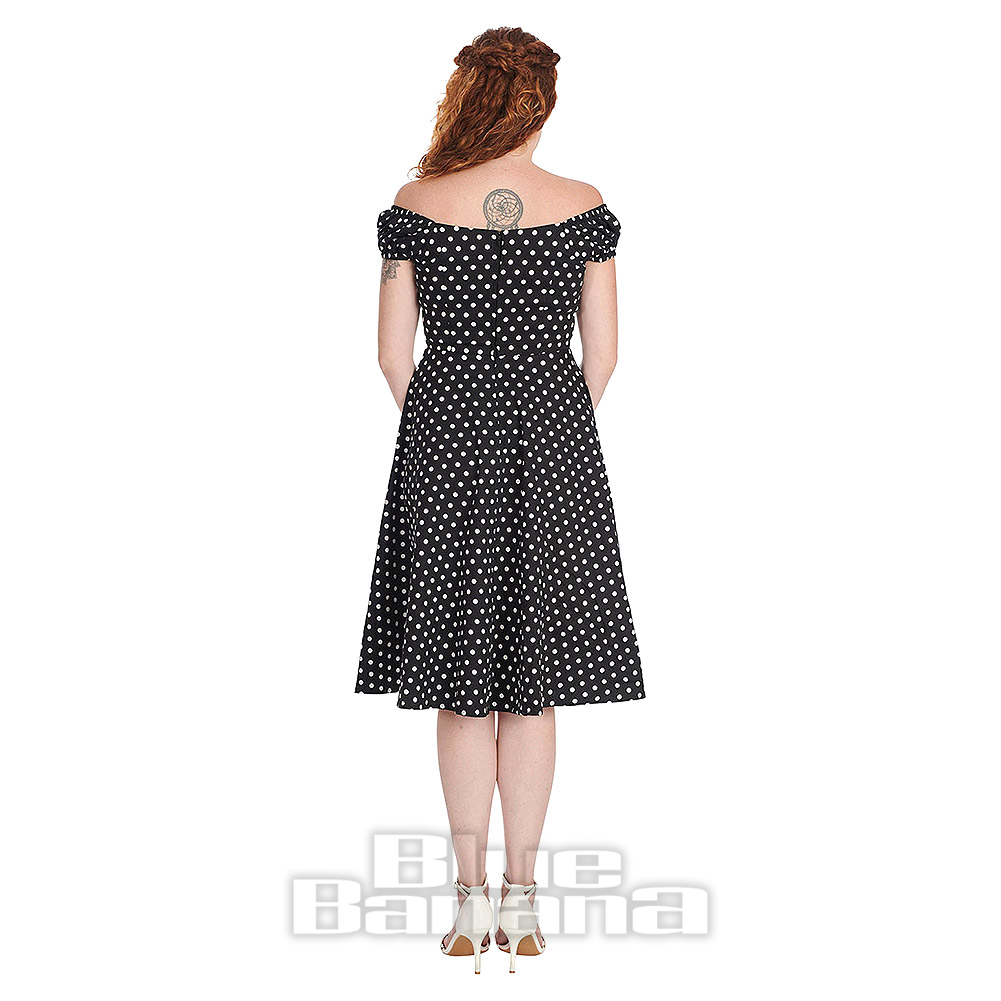 Banned Sweet Spot Black Dress | 50s Swing Dresses