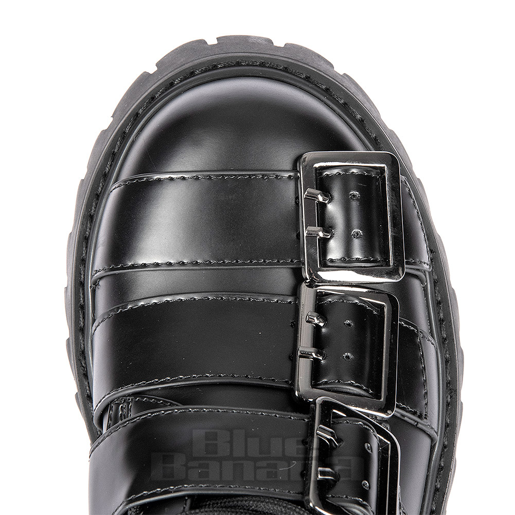 Koi Curse of the Black Widow Boots | Gothic Platform Boots