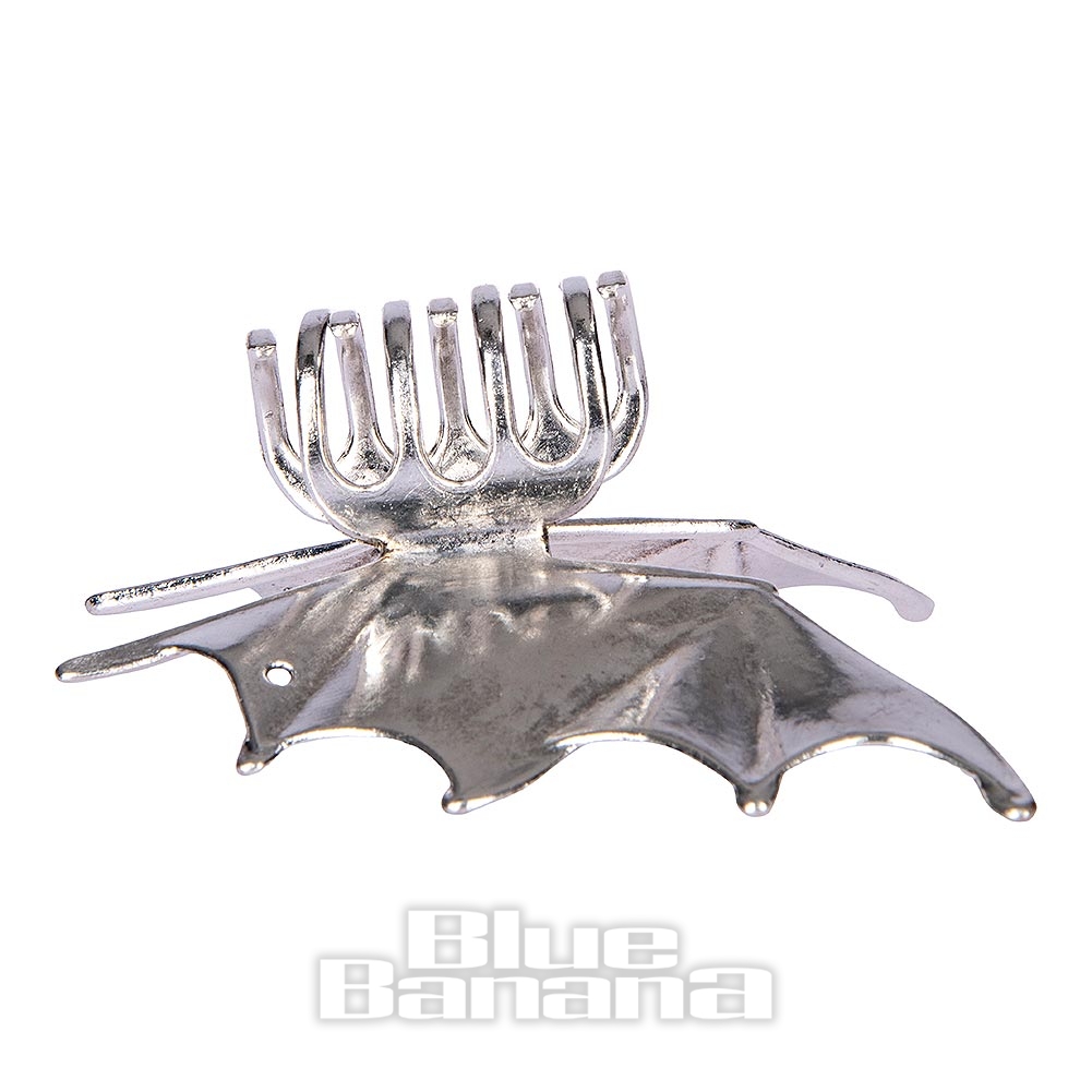 Blue Banana Bat Wings Hair Clip (Silver) | Blue Banana