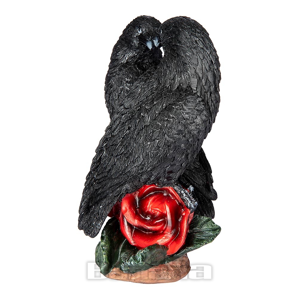 Nemesis Now Raven Romance Figurine (Black) | Blue Banana