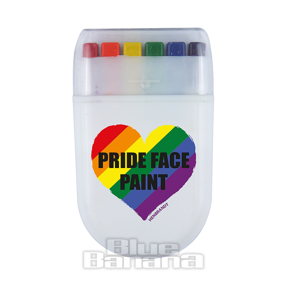 Blue Banana Pride Crayon Face Paint (Rainbow) | Blue Banana