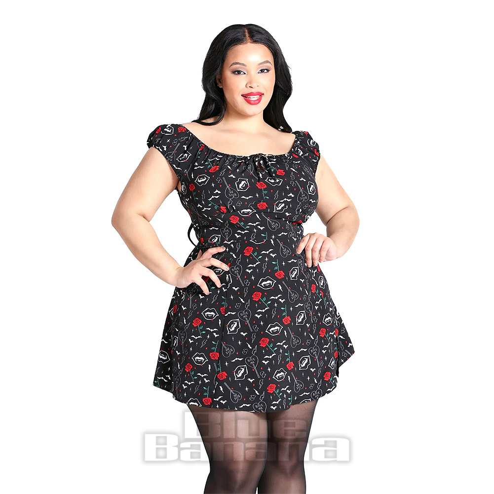 Hell Bunny Lilith Mini Dress | Gothic Mini Dresses