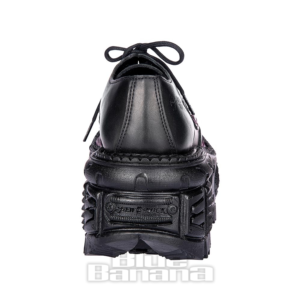 New Rock M.Tank1553-C16 Flame Shoes (Purple) | Blue Banana