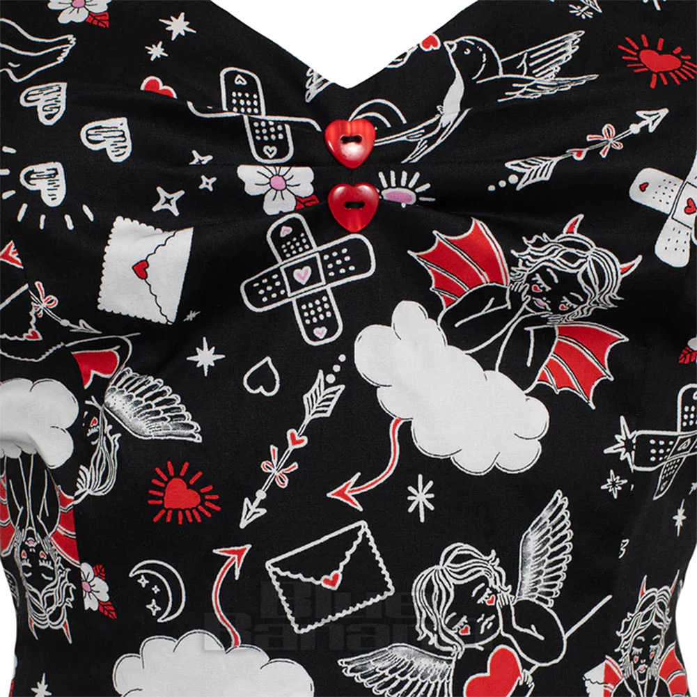 Hell Bunny Charlie Dress (Black) | Hell Bunny Fashion