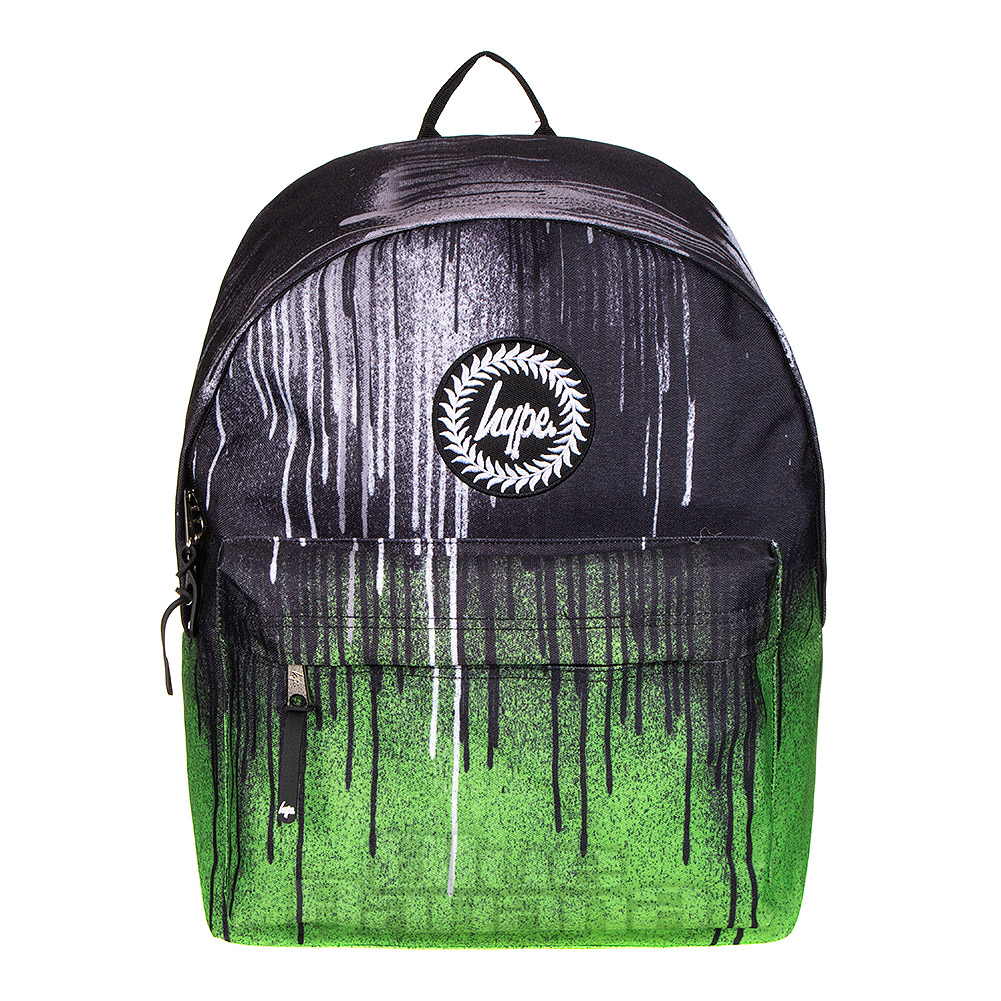 Hype Drips Green Backpack |School Rucksack