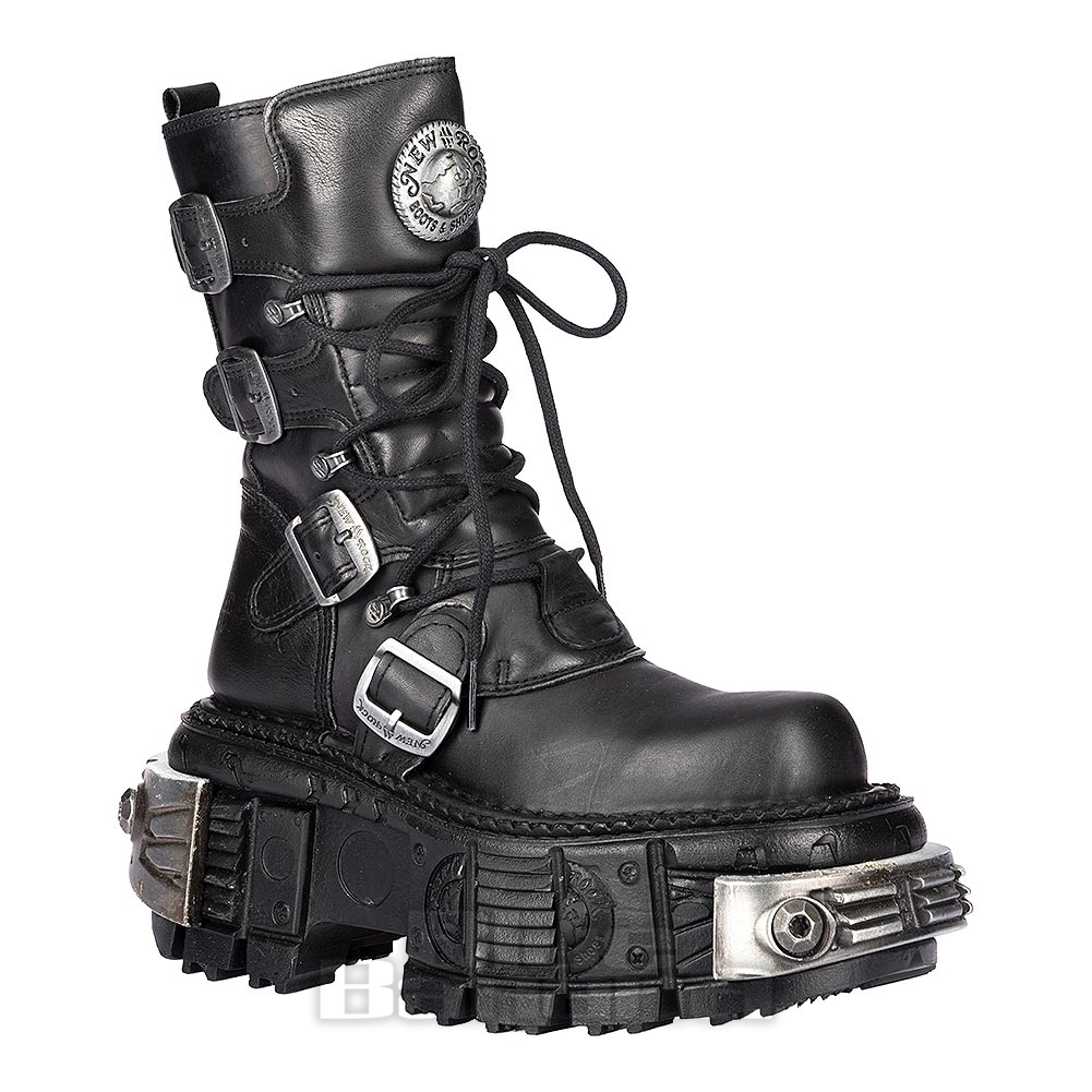 Botas New Rock M.373-C116 (Negras) | Blue Banana