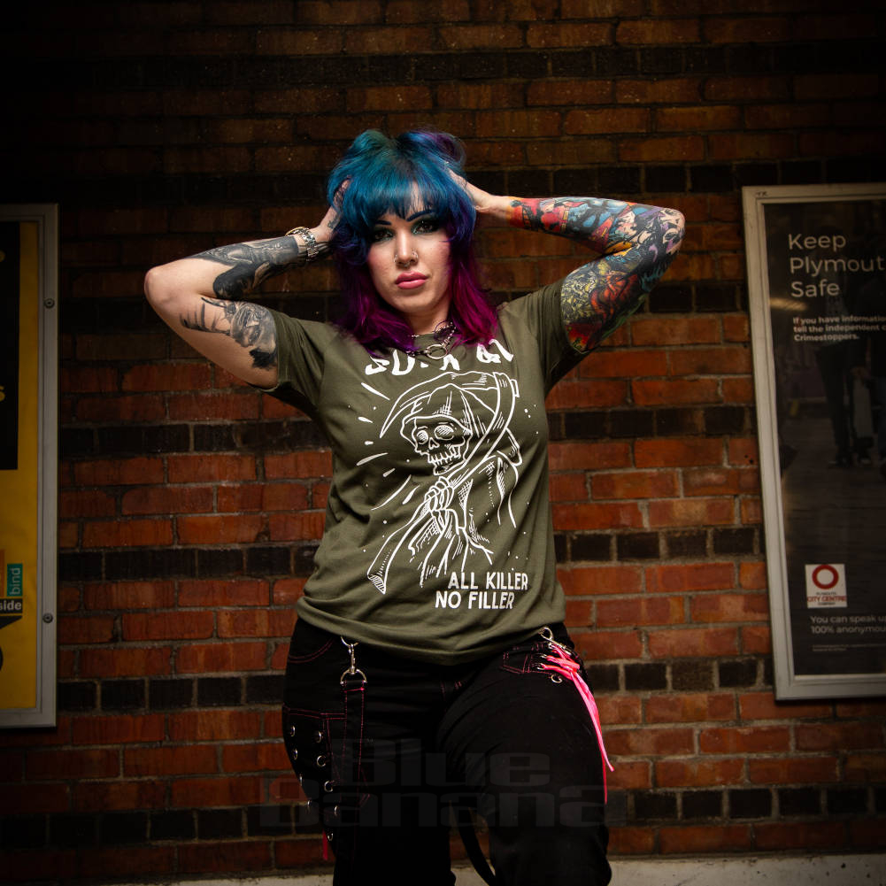 Official Sum 41 Reaper T-Shirt | Sum 41 Punk Merch