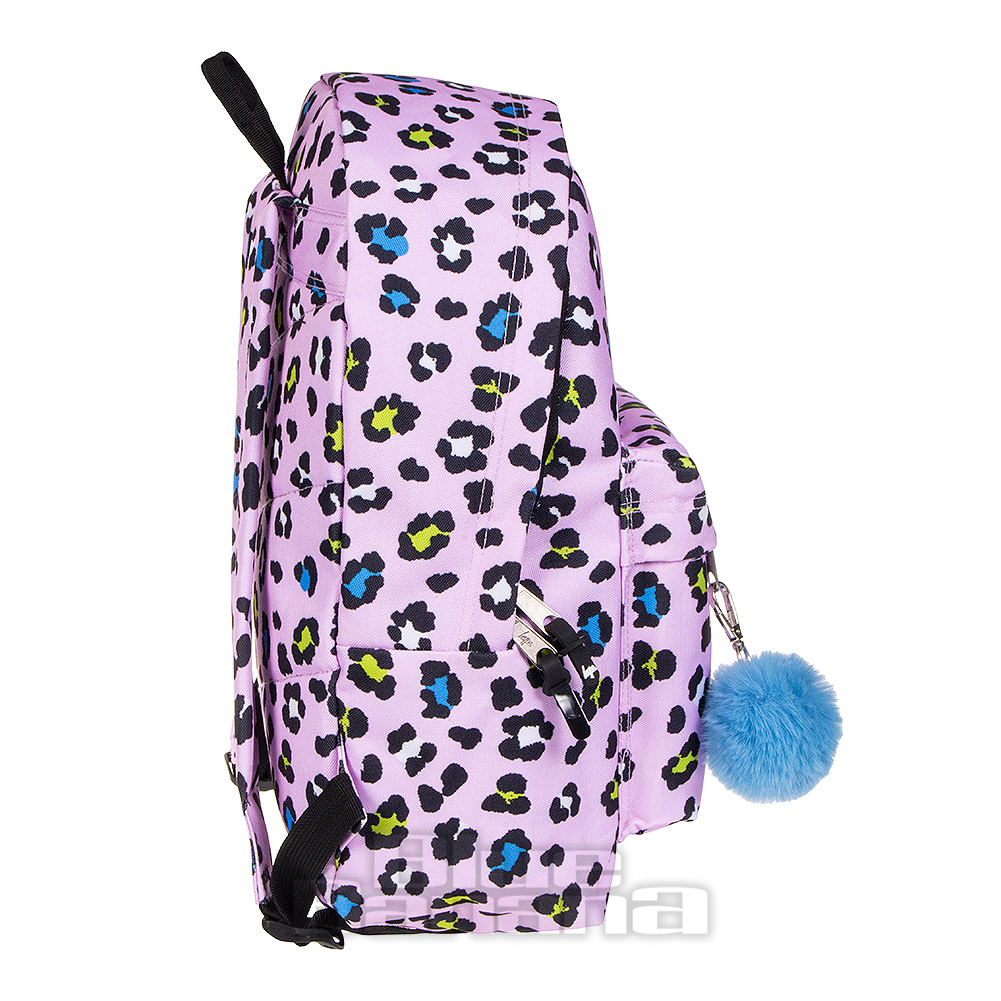 Hype Leopard Lilac Backpack | School Rucksack