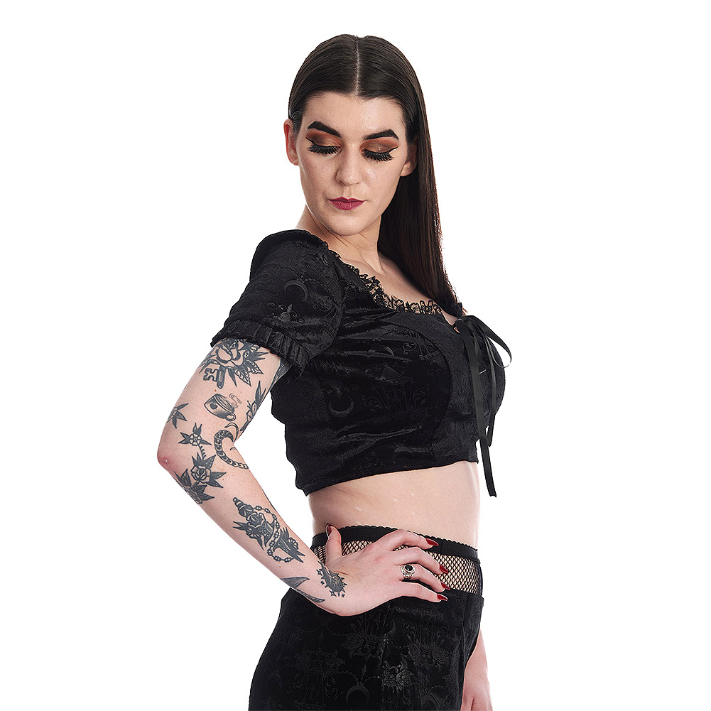 Banned Chandelier Crop Top | Gothic Tops