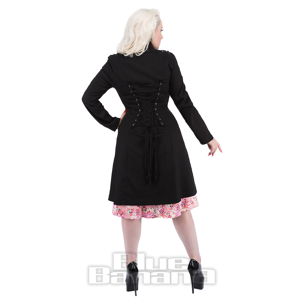 Hearts & Roses Strait Buckle Coat | Vintage Jackets