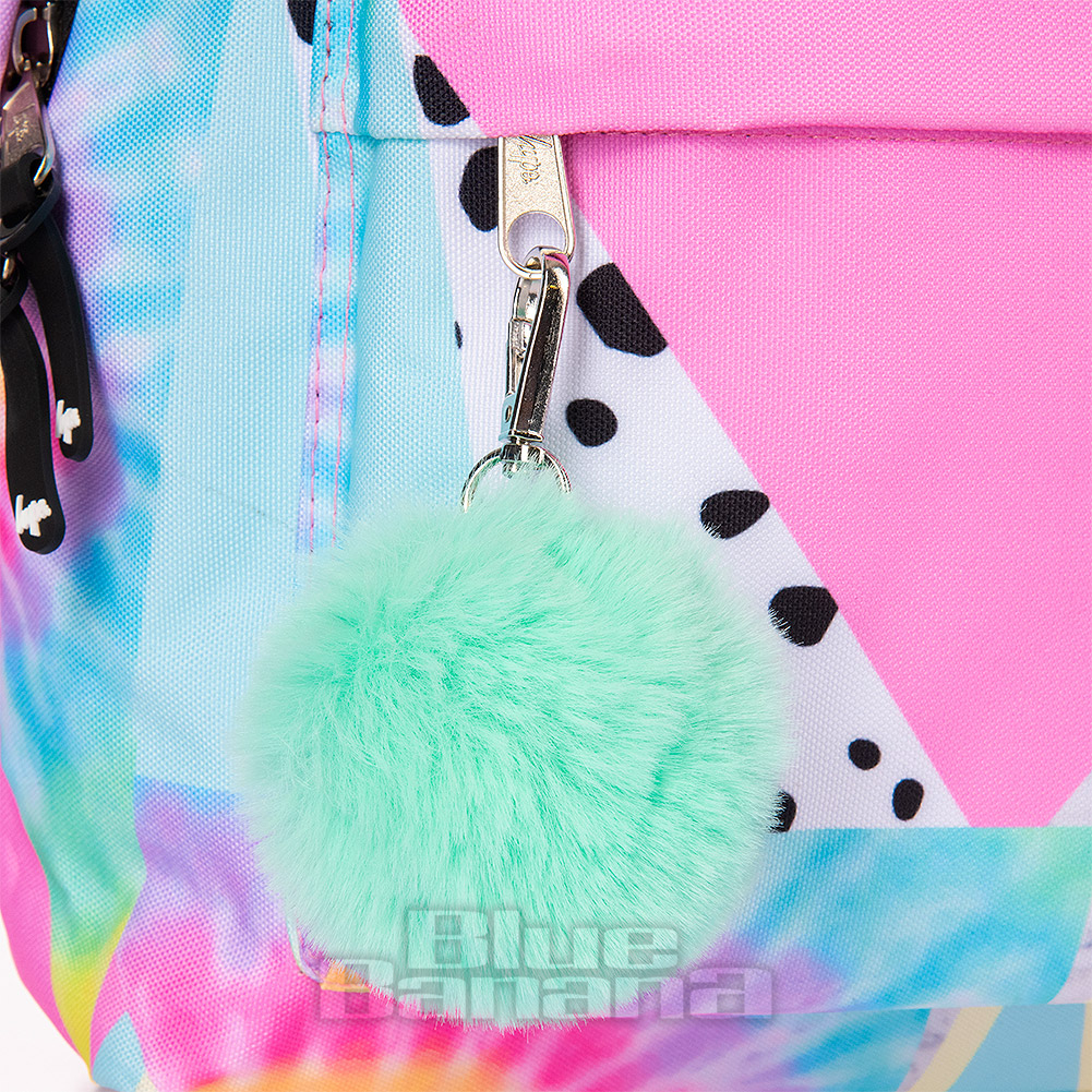 Hype Pastel Collage Multicoloured Backpack |School Rucksack