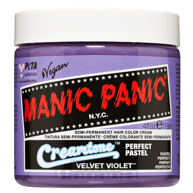 Manic Panic Velvet Violet Semi Permanent Creamtones Perfect Pastel Hair ...