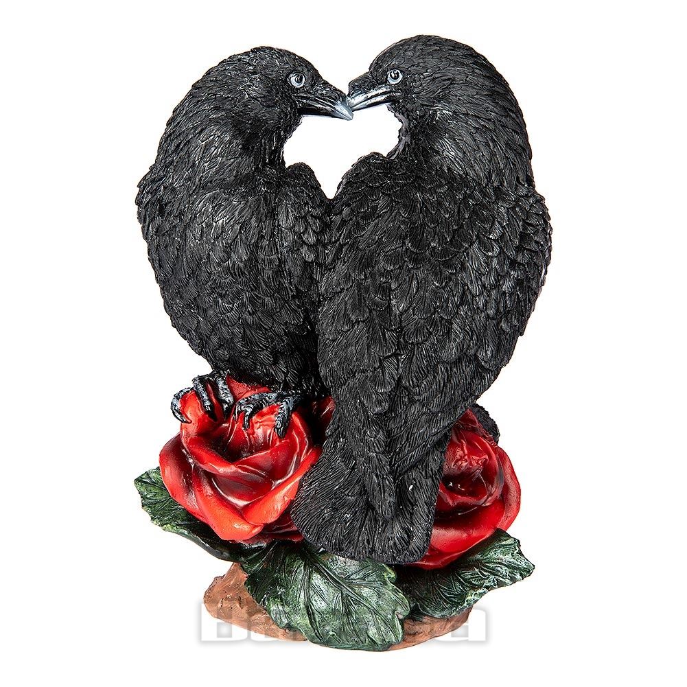 Nemesis Now Raven Romance Figurine (Black) | Blue Banana