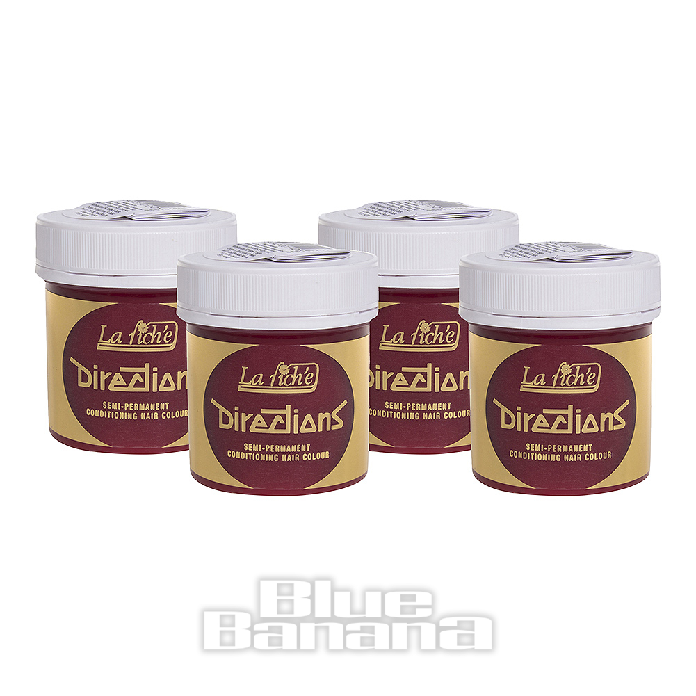 La Riche Directions Neon Red Hair Dye | Vegan Semi-Permanent Colour ...