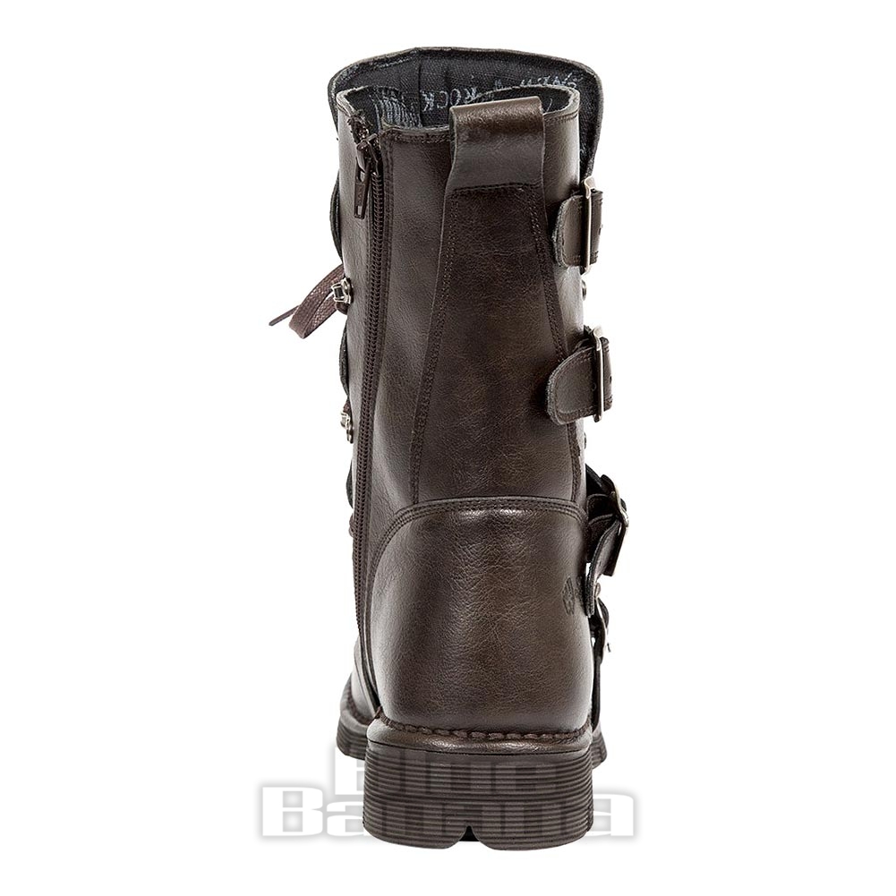 New Rock M.1473-V3 Comfort-Light Vegan Half Boots | UK Supplier