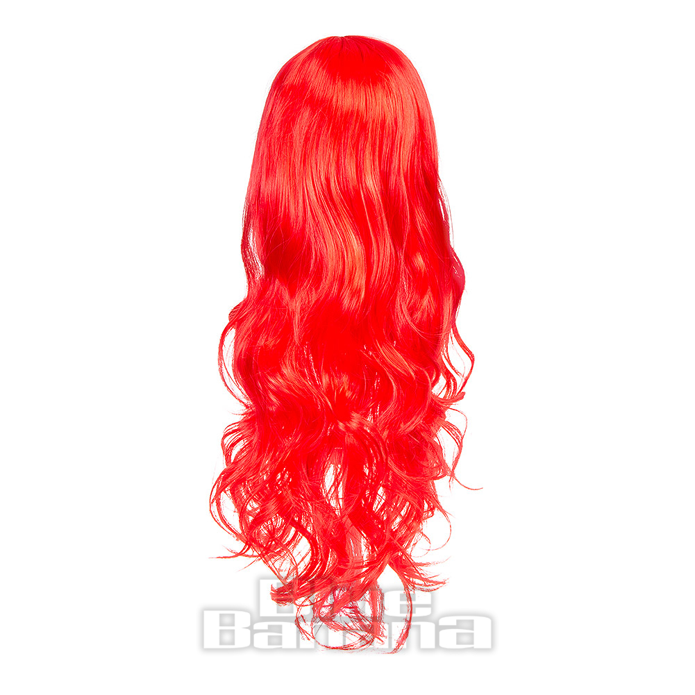 Red Wig, Long Synthetic Wigs, Colourful Cosplay Accessories