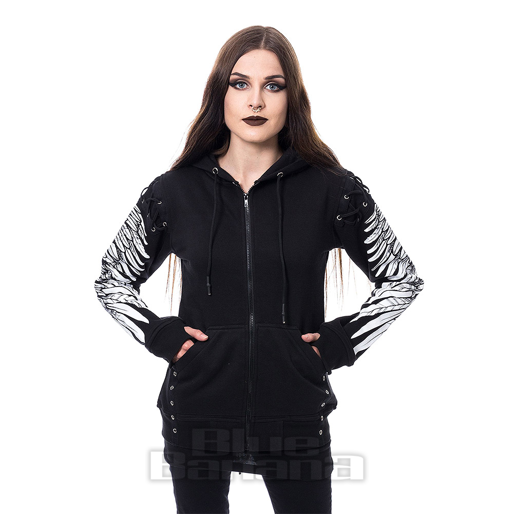 Poizen Industries Elora Hoodie, Womens Gothic Hoodie