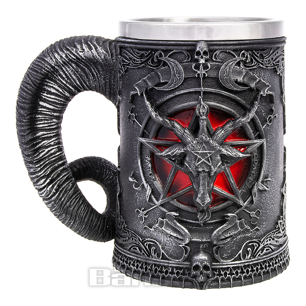 Nemesis Now Baphomet Tankard 16.5cm, Occult Gift