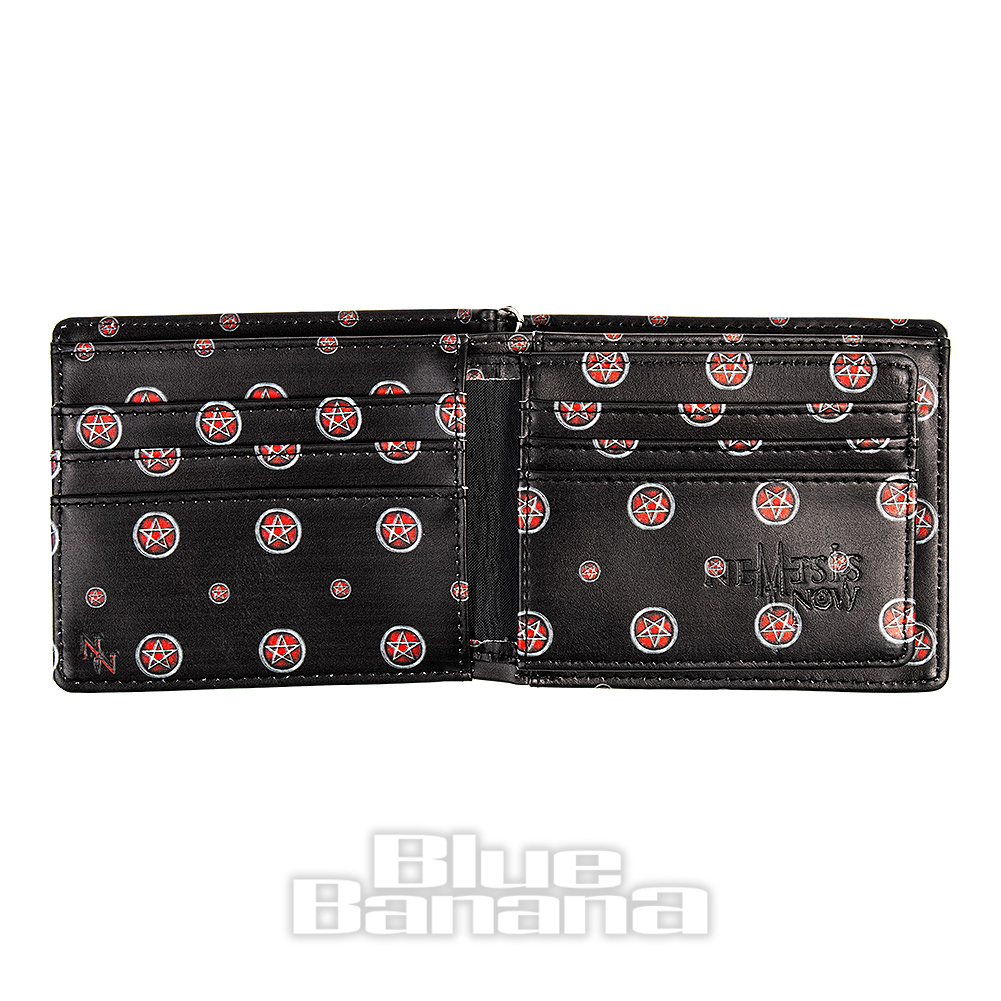 Nemesis Now Baphomet Wallet With Chain, Skull Purse