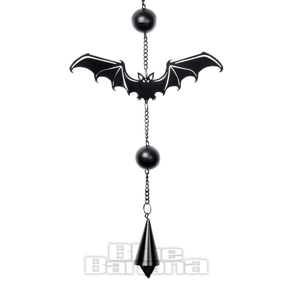 Alchemy Gothic Bat Hanging Decoration Wind Chime