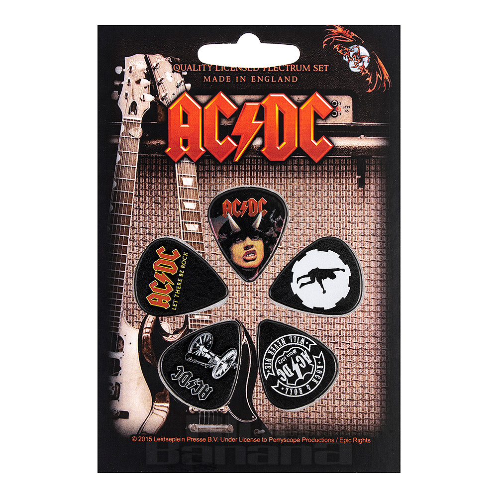 AC/DC Guitar Pick Plectrum Gift Set | Official Band Merchandise