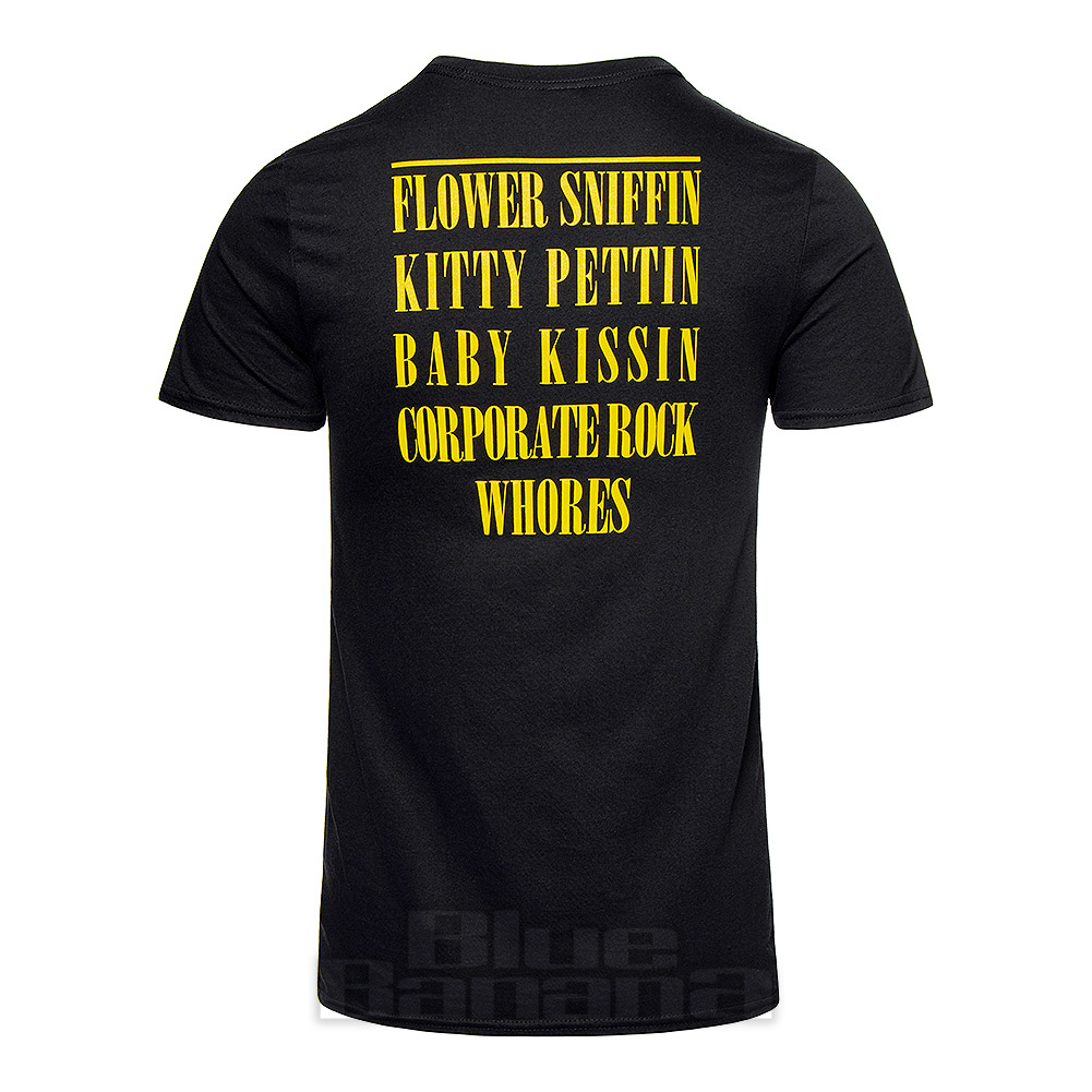 Official Nirvana Smiley Face Logo T Shirt, Kurt Cobain Merchandise