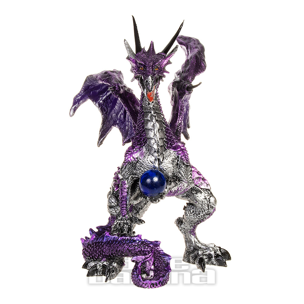 Nemesis Now Purple Dragon Protect Figurine, Gothic Gift