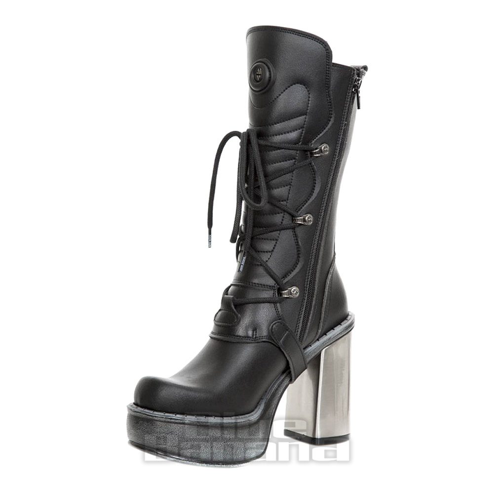 New Rock M-9973-VS1 Vegan Platform Boots, Cruetly Free Shoes