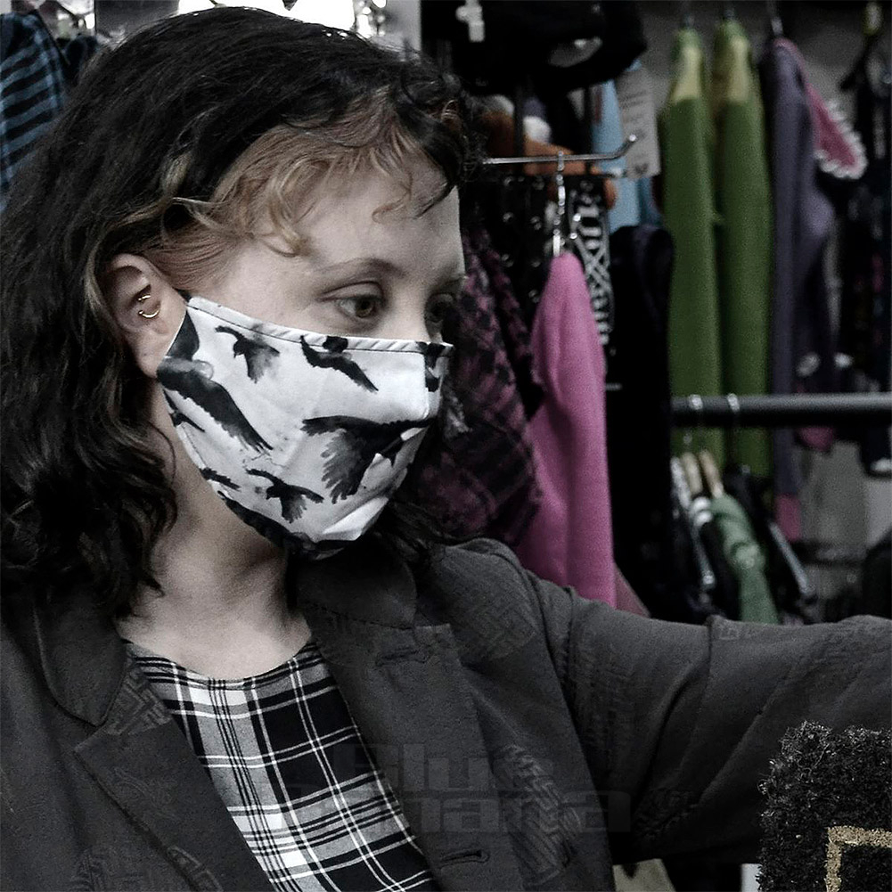 Vixxsin Crows Face Mask | Reusable Gothic Face Coverings