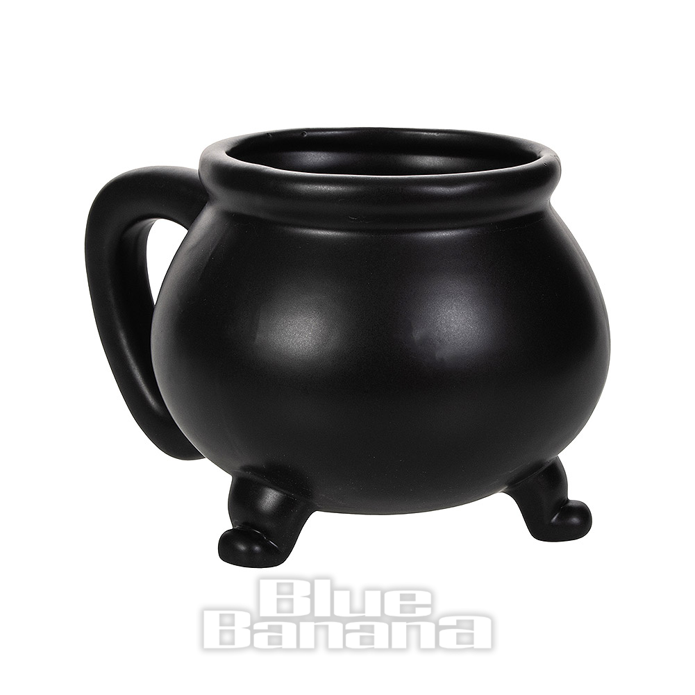 Nemesis Now Witch Please Black Mug, Gothic Cauldron Cup
