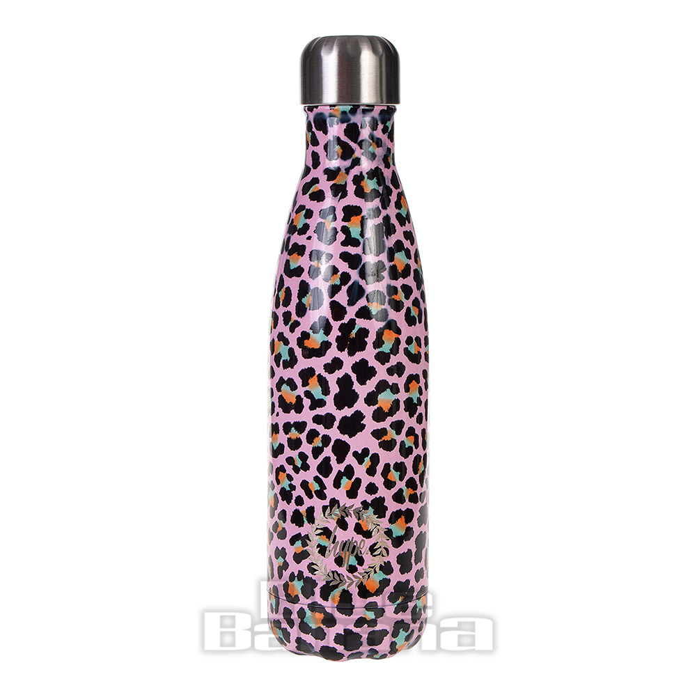 Hype Disco Leopard Water Bottle | Insulated Stainless Steel Water Bottle