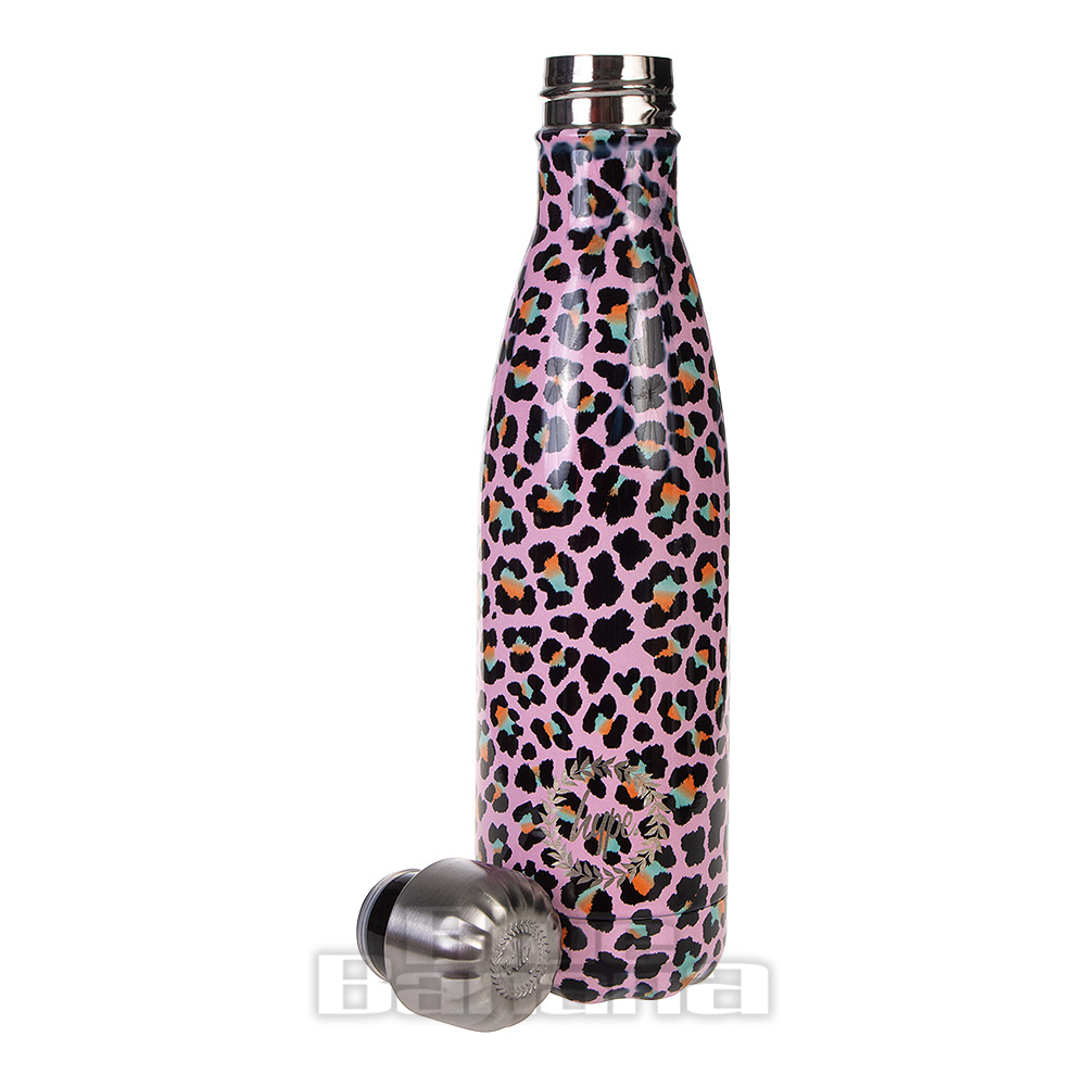 Hype Disco Leopard Water Bottle | Insulated Stainless Steel Water Bottle