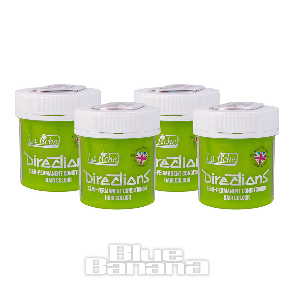 La Riche Directions Fluorescent Lime 4 Pack | Neon Green Hair Dye