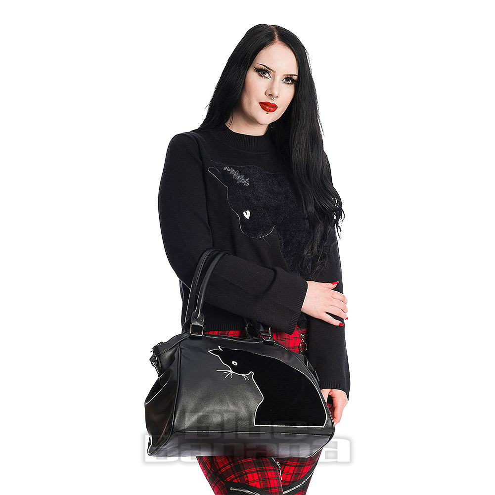 Banned Sabrina Black Cat Jumper | Gothic & Witch Sweater
