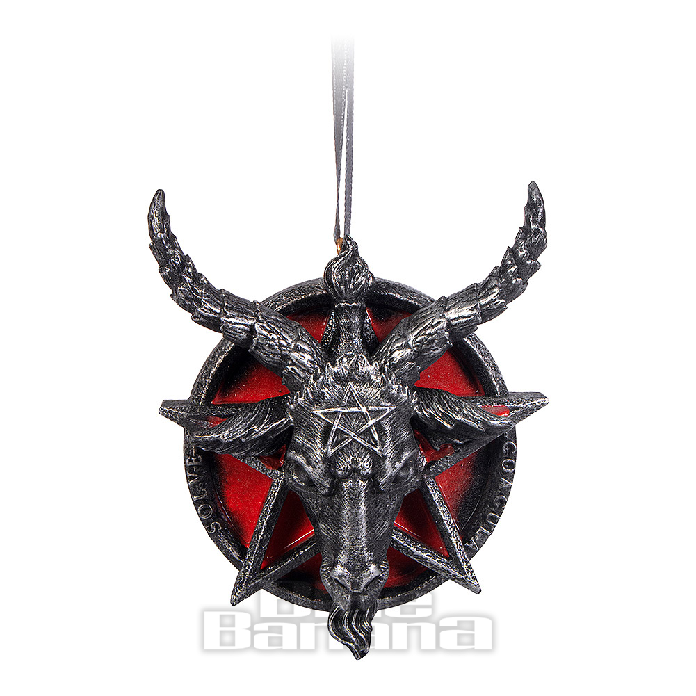 Nemesis Now Baphomet Hanging Ornament | Gothic Christmas Decoration