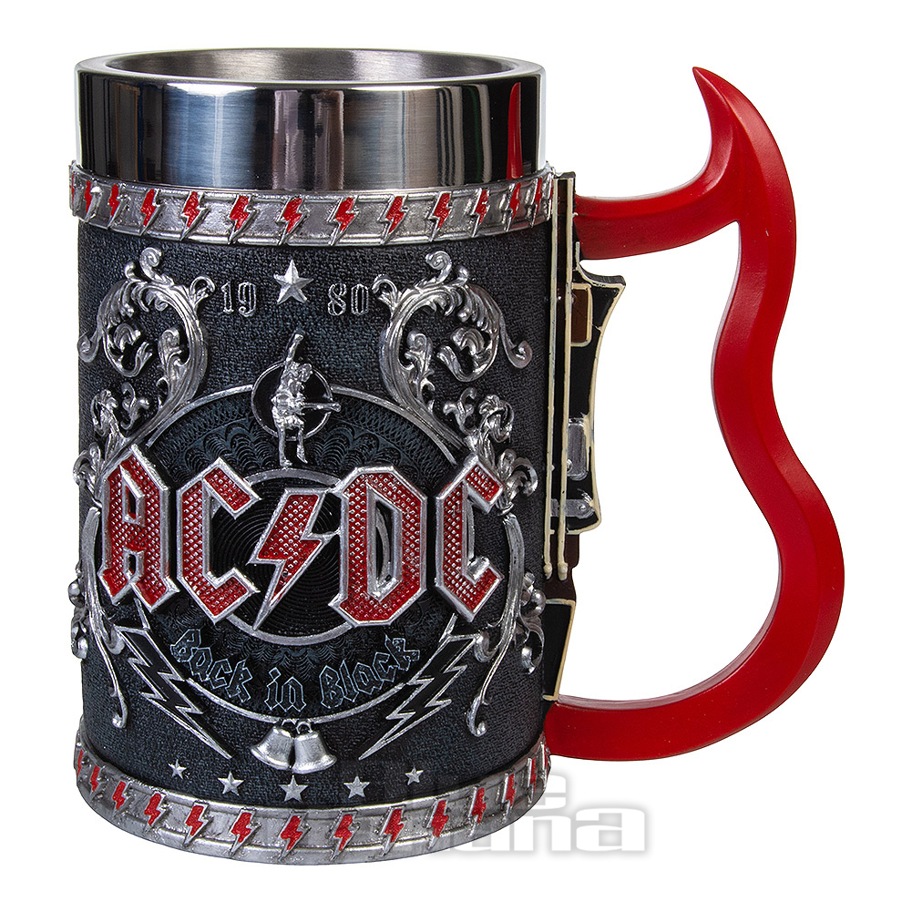 Nemesis Now AC/DC Back In Black Tankard | Band Merch Gift