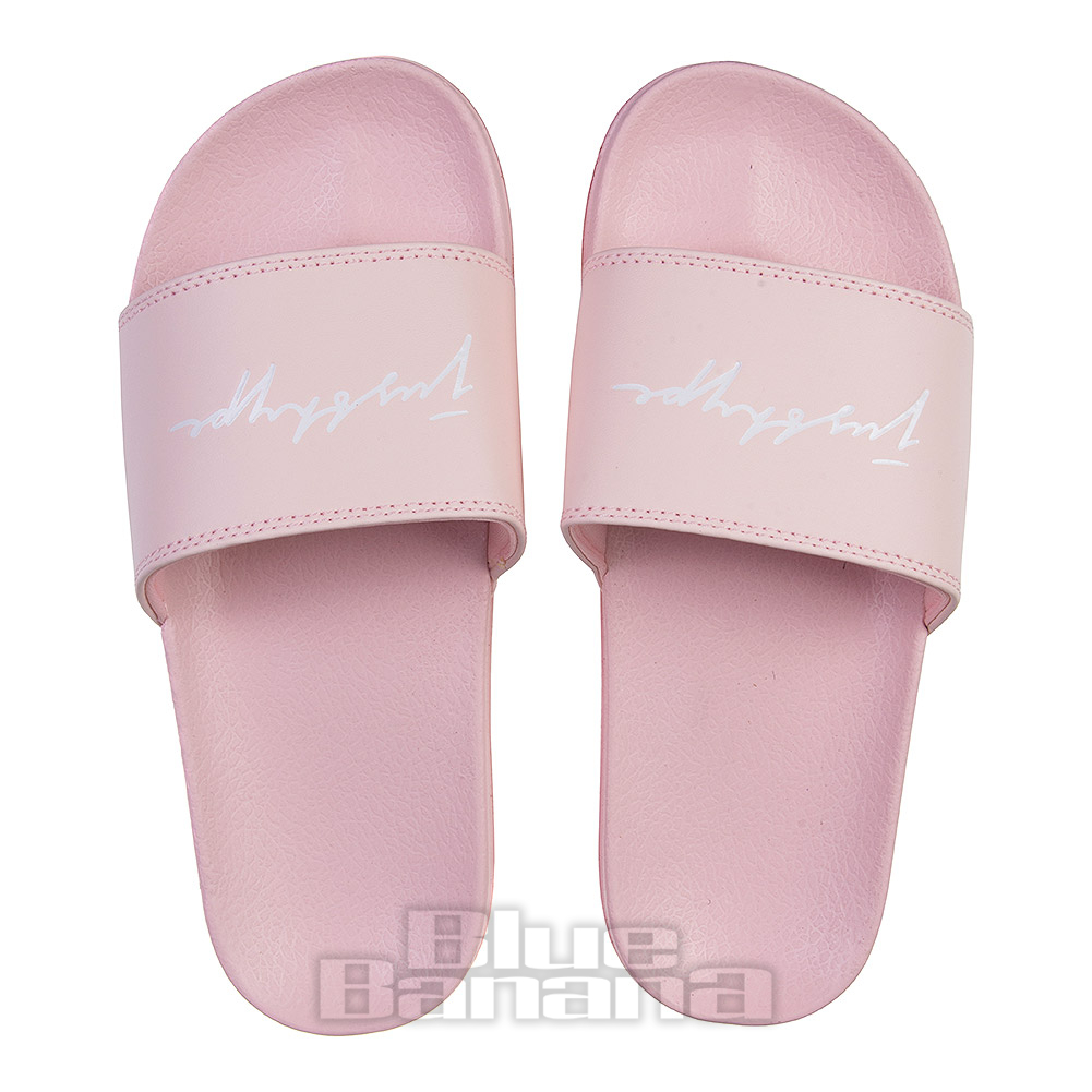 Hype Pink Scribble Sliders | Pool Shoes & Sandals