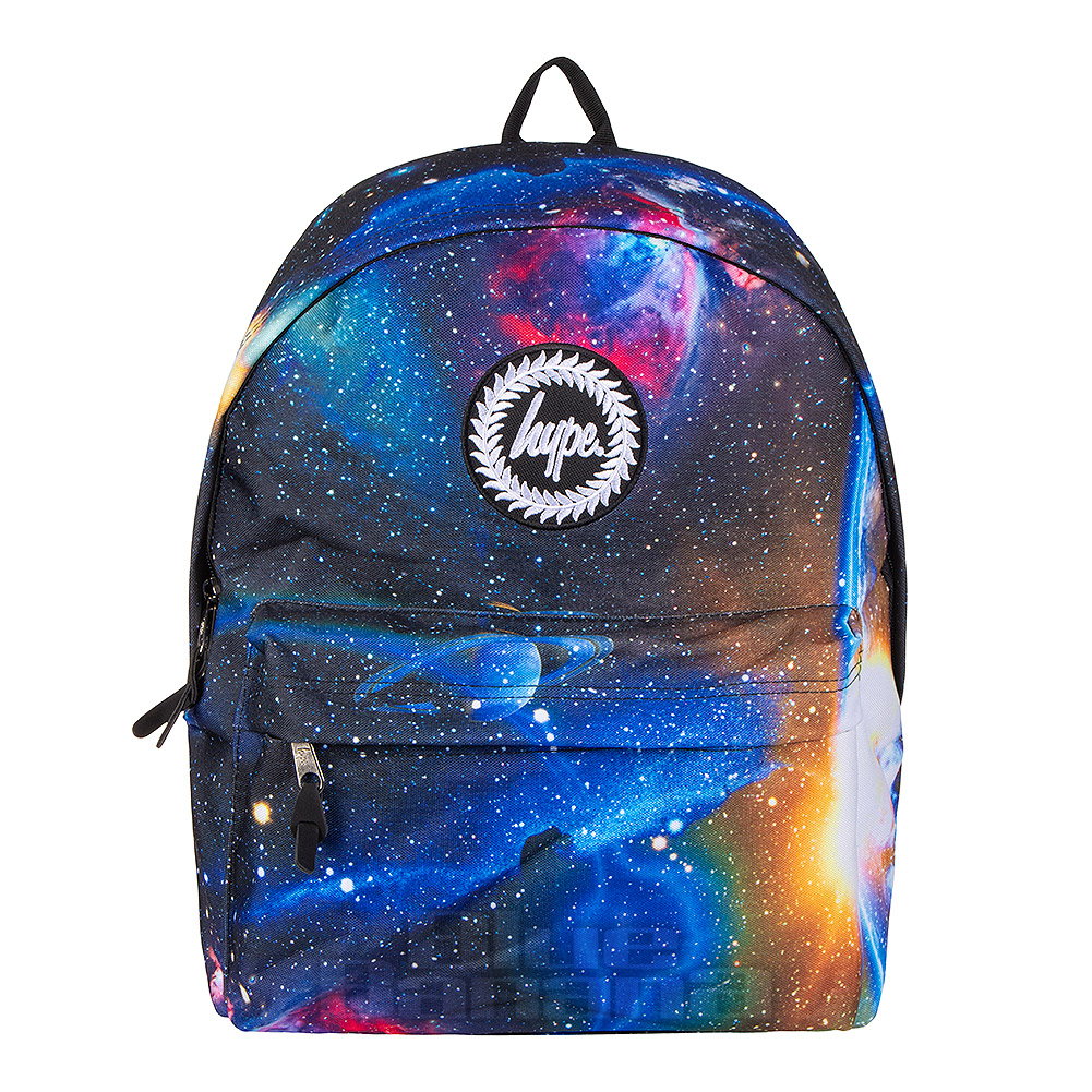 Hype Odyssey Black Backpack | School Rucksack & Bag