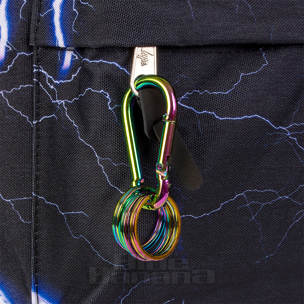 Hype Lightning Black Backpack | School Rucksack & Bag