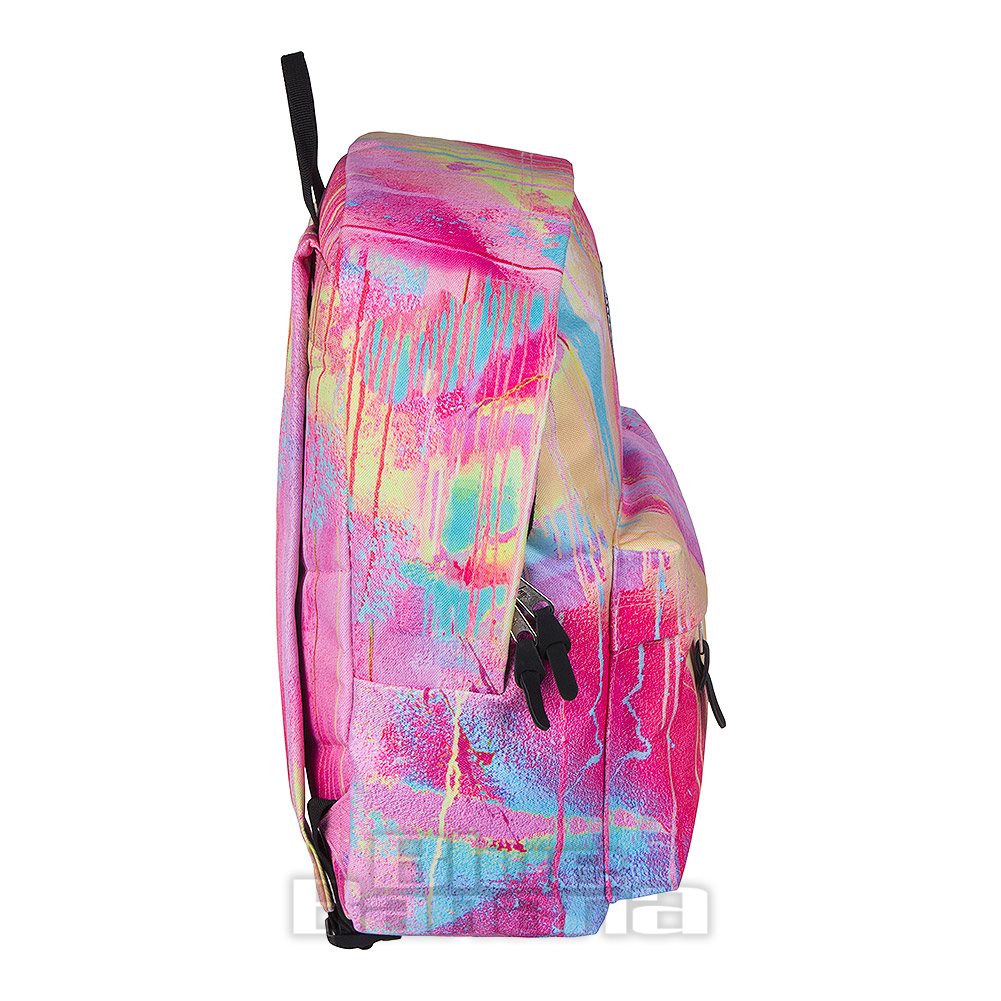 Hype Pink Drips Backpack | School Rucksack & Bag