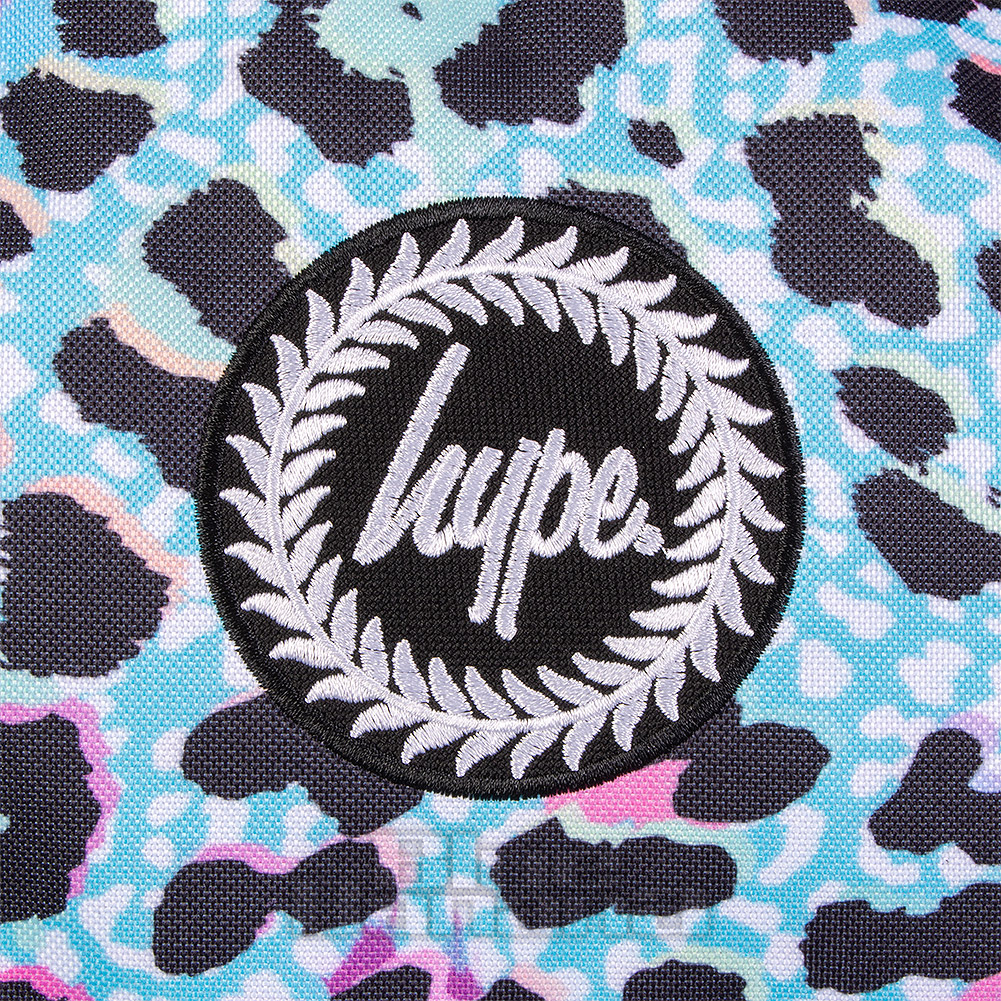 Hype Ice Leopard Blue Backpack | School Rucksack & Bag