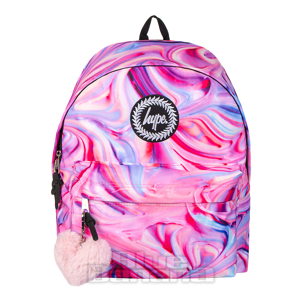 Hype Pink Ice Cream Backpack | School Rucksack & Bag