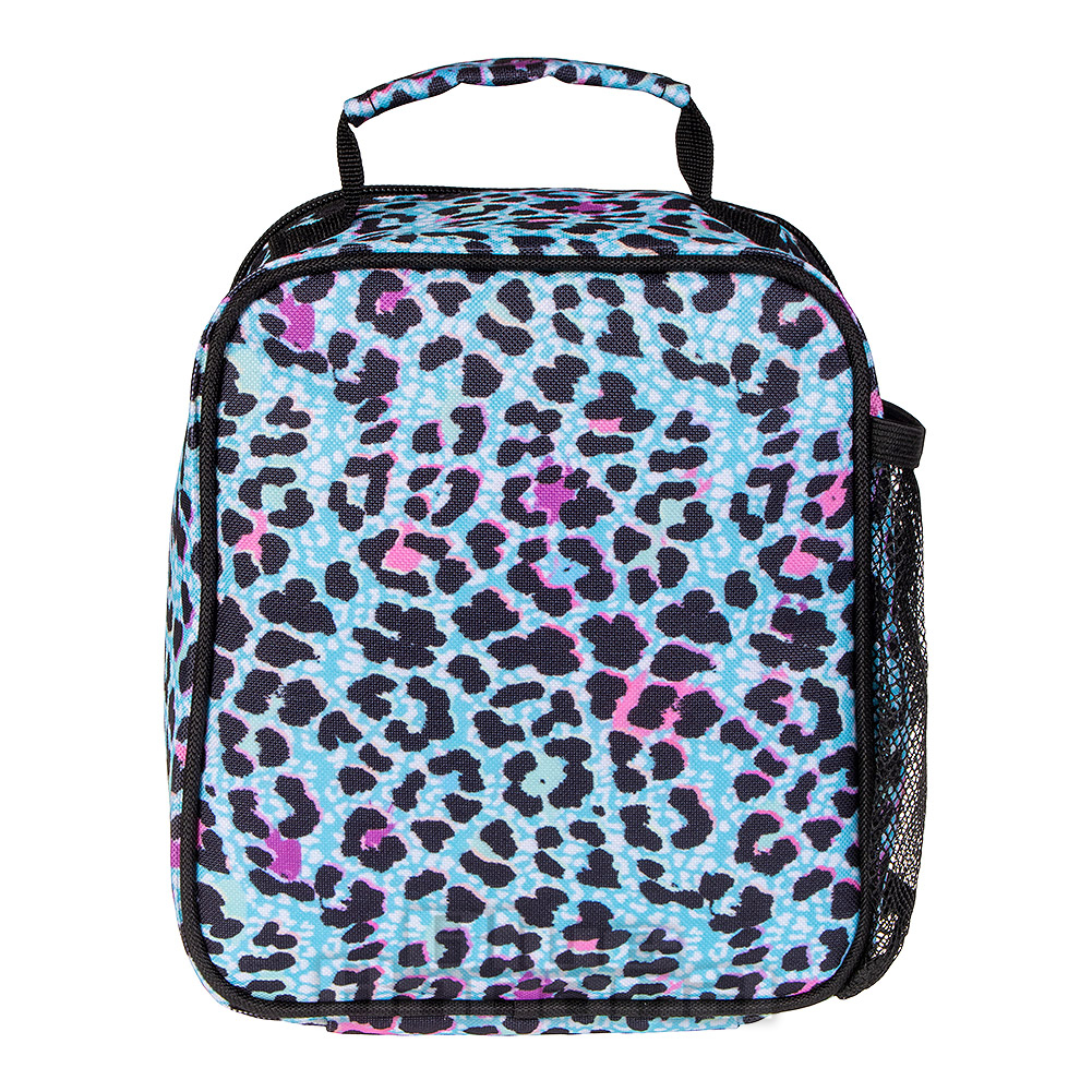 Hype Ice Leopard Blue Lunch Box | Kids School Lunch Bag