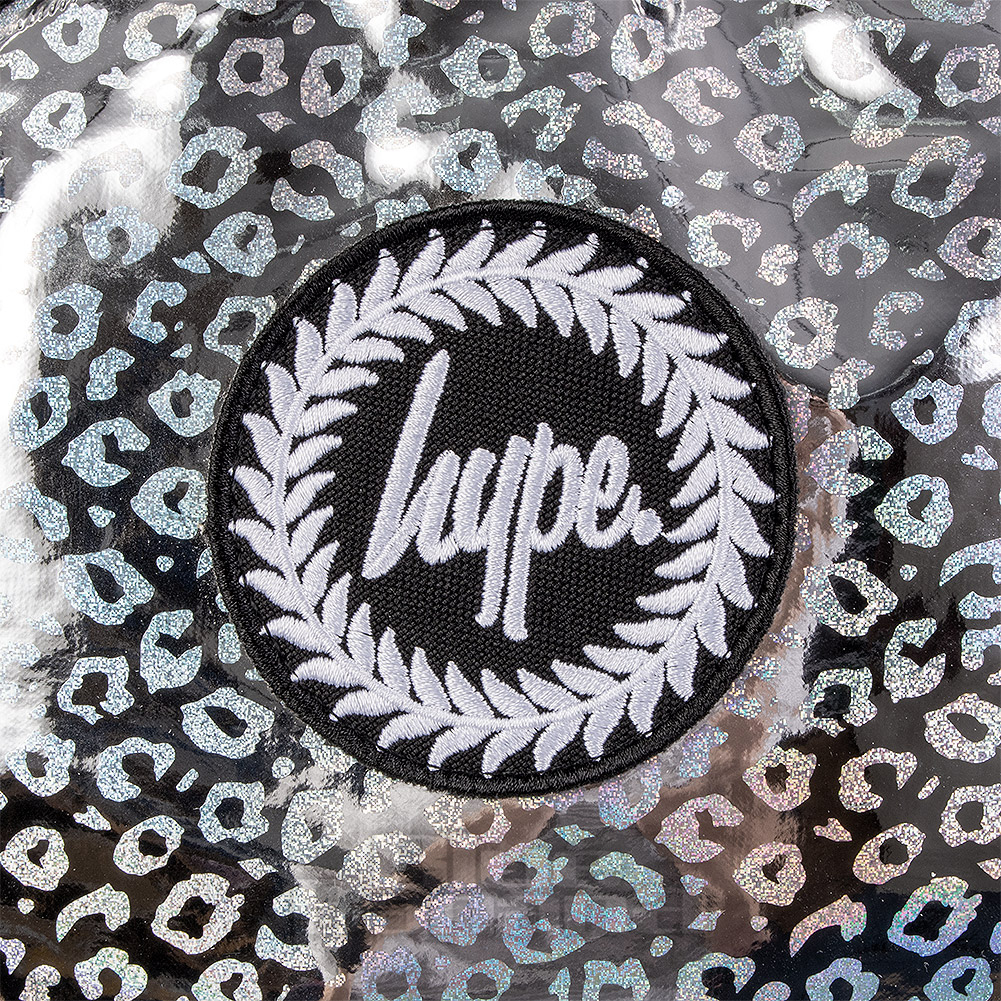 Hype Holographic Leopard Backpack | School Rucksack & Bag