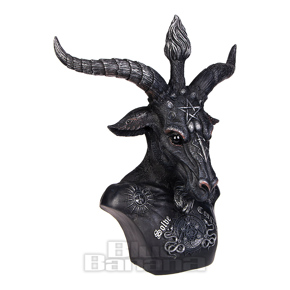 Nemesis Now Baphomet Celestial Black Head Bust Figurine (33cm)