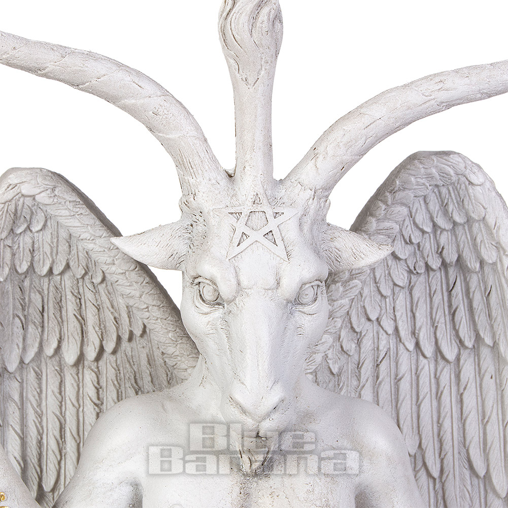 Nemesis Now Dark Lord Figurine | White Baphomet Ornament